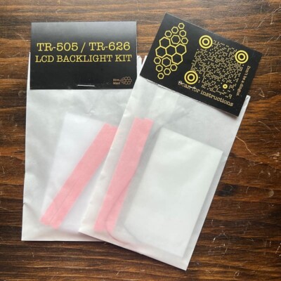 Hive Mind LCD Backlight kit for Roland TR-505 drum machine. Repair dark ...