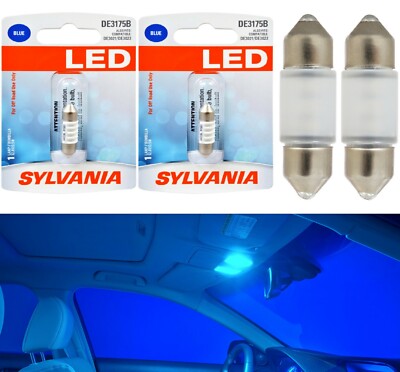 Sylvania Premium LED Light De3175 Blue Two Bulbs Interior Dome ...