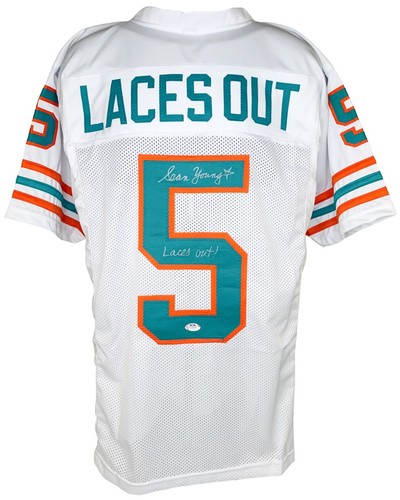 Sean Young autographed signed inscribed jersey Miami Dolphins PSA COA ...
