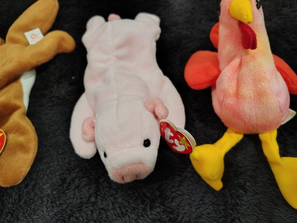 Farm Animal Beanie Babies! Including a Fox! Multiple tag Errors!! | eBay