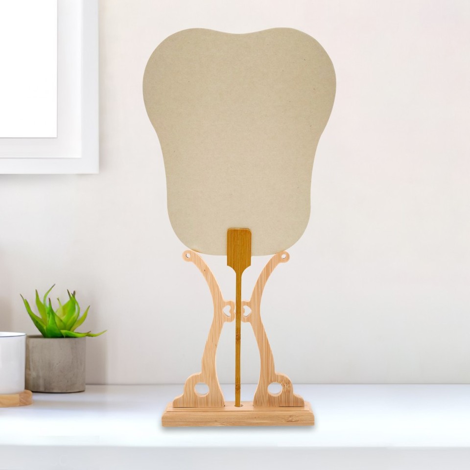Wooden Display Stand For Folding Fan Decorative Hand Fan Display Stand ...
