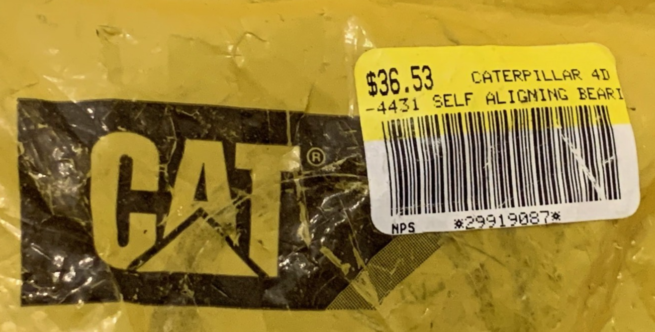 4D4431 Spherical Bushing Bearing CAT Caterpillar 287C 287D 299D 297C ...