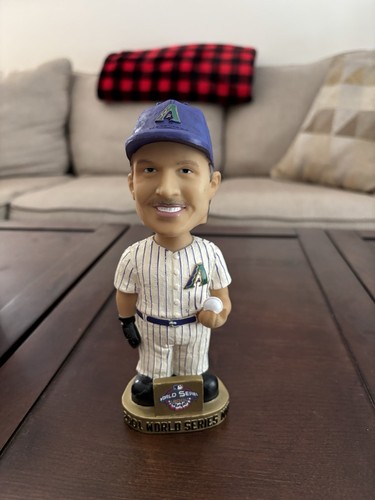 Randy Johnson Bobble Head Doll, Hand Painted, 2001 World Series Mvp ...
