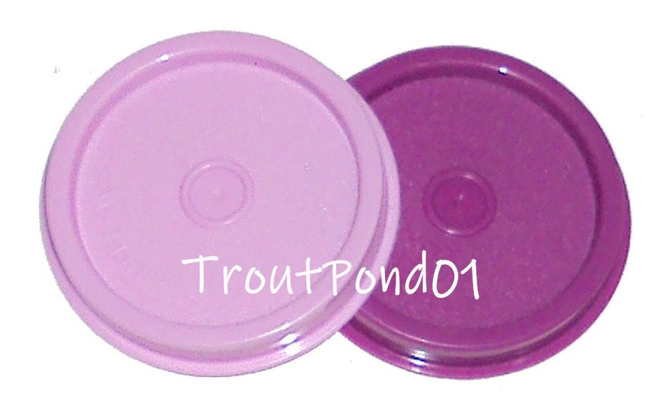 TUPPERWARE Midgets Set 2 Mini Bowls 2 oz Condiment Cups Purple ...