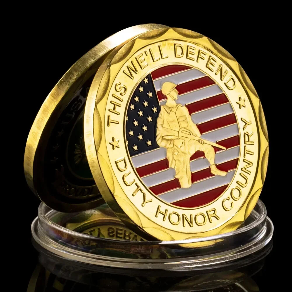 U.S. Army Veteran Commemorative Challenge Coin Military Veteran Gift | eBay