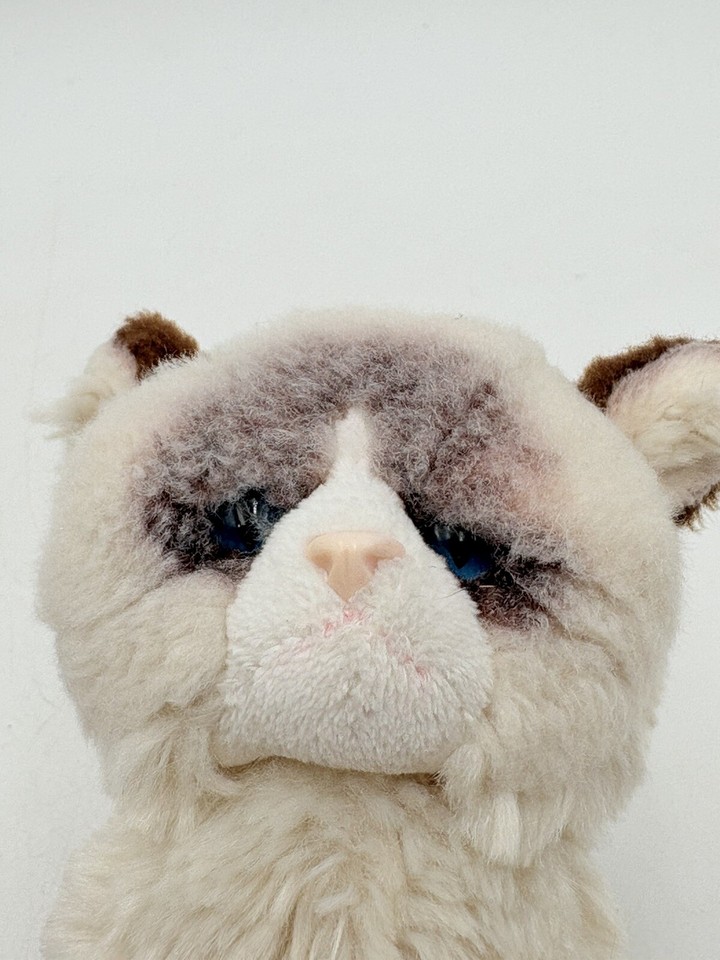 Gund Grumpy Cat Plush Toy Internet Meme Stuffed Siamese Kitten Blue ...