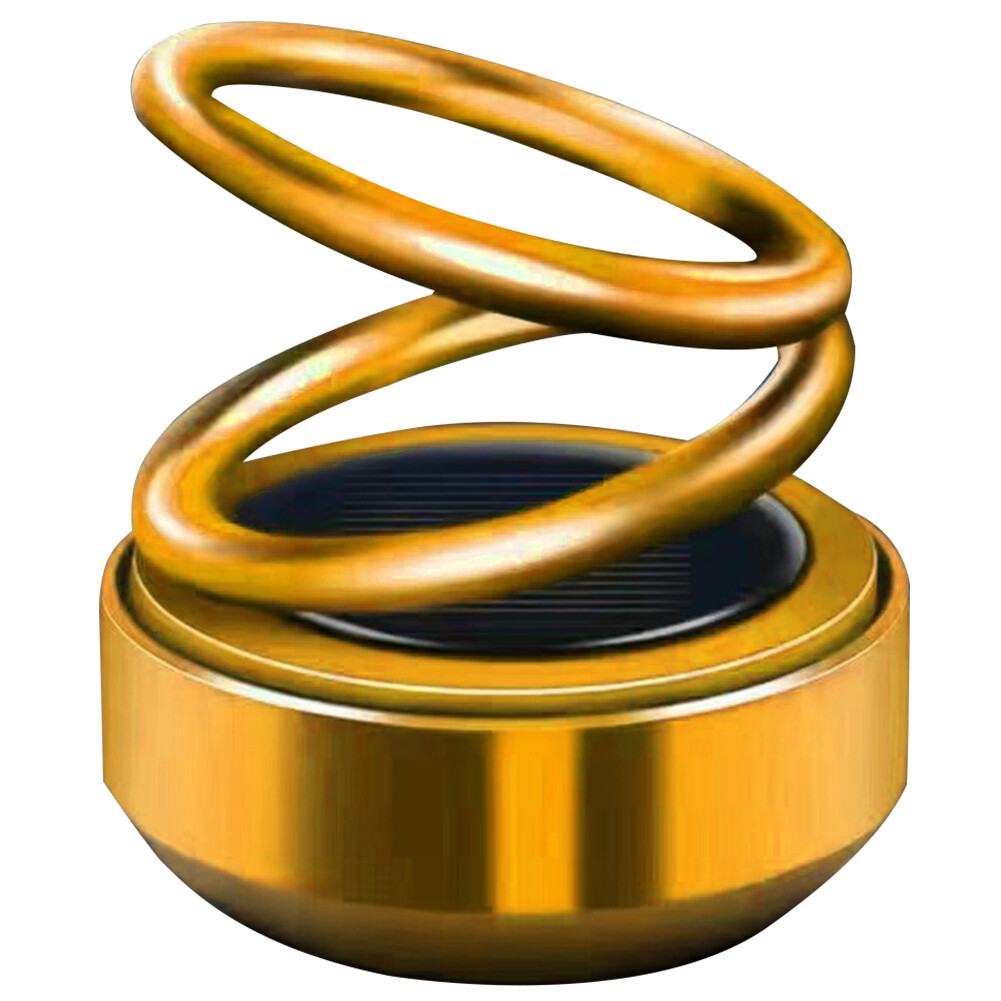 3Pcs Solar Car Perfume Fragrance 360 Rotation Double Ring Car Air ...