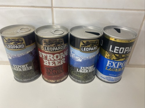 Leopard Beer - New Zealand - EMPTY Steel Vintage Beer Cans | eBay Australia