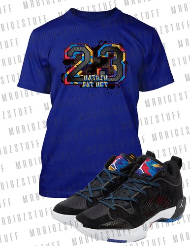23 Nothin but Net Graphic Sneaker Tee Shirt To Match J37 low Shoe Big ...