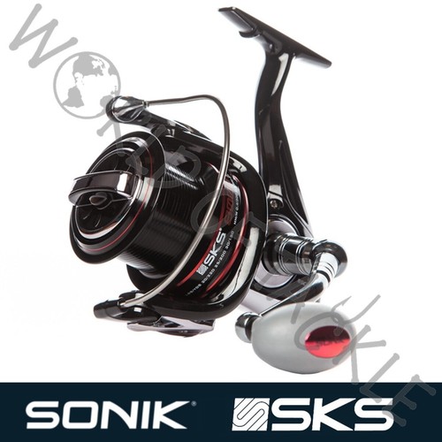 Sonik SKS 8000 Beach Surf Sea Fishing Reel Black Fixed Spool ...