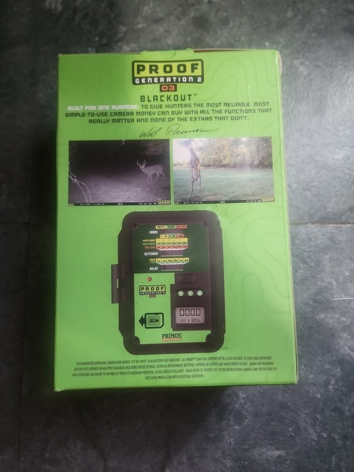 Primos 16mp Blackout Trail Camera Generation 2 ~ 100 Ft | eBay