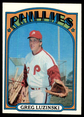 1972 TOPPS GREG LUZINSKI PHILADELPHIA PHILLIES #112 EX+ X5048 | eBay