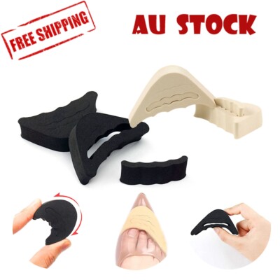 1/2Pair Shoe Filler Adjustment Thick Forefoot Insert Toe Pain Relief ...