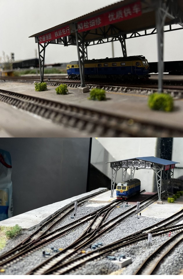 Diorama N Scale Railway Station Model Train Railway Layout Outlands ...