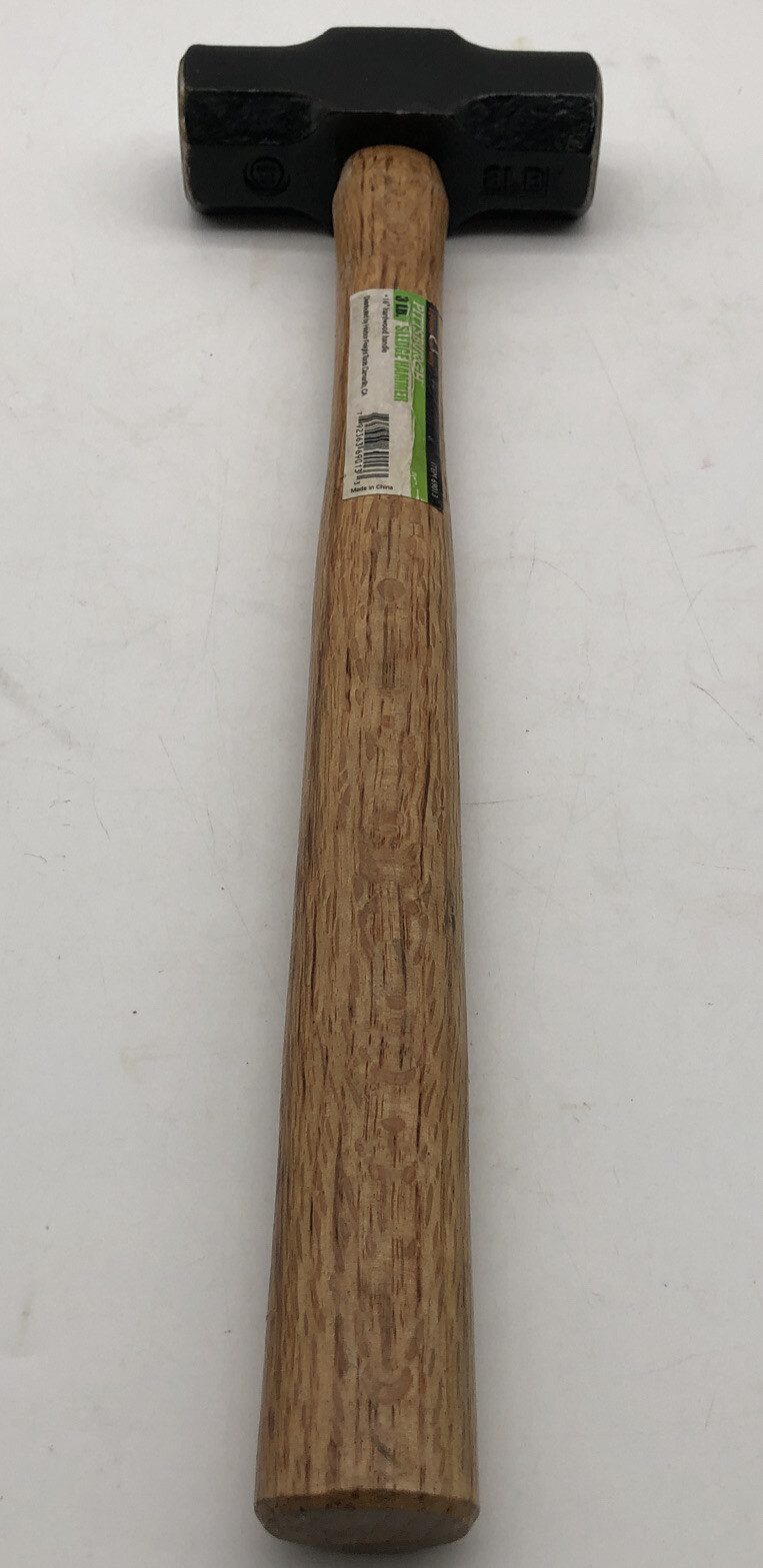 Pittsburgh Tool 3 lb. Sledge Hammer Hickory Hardwood Handle 16" | eBay