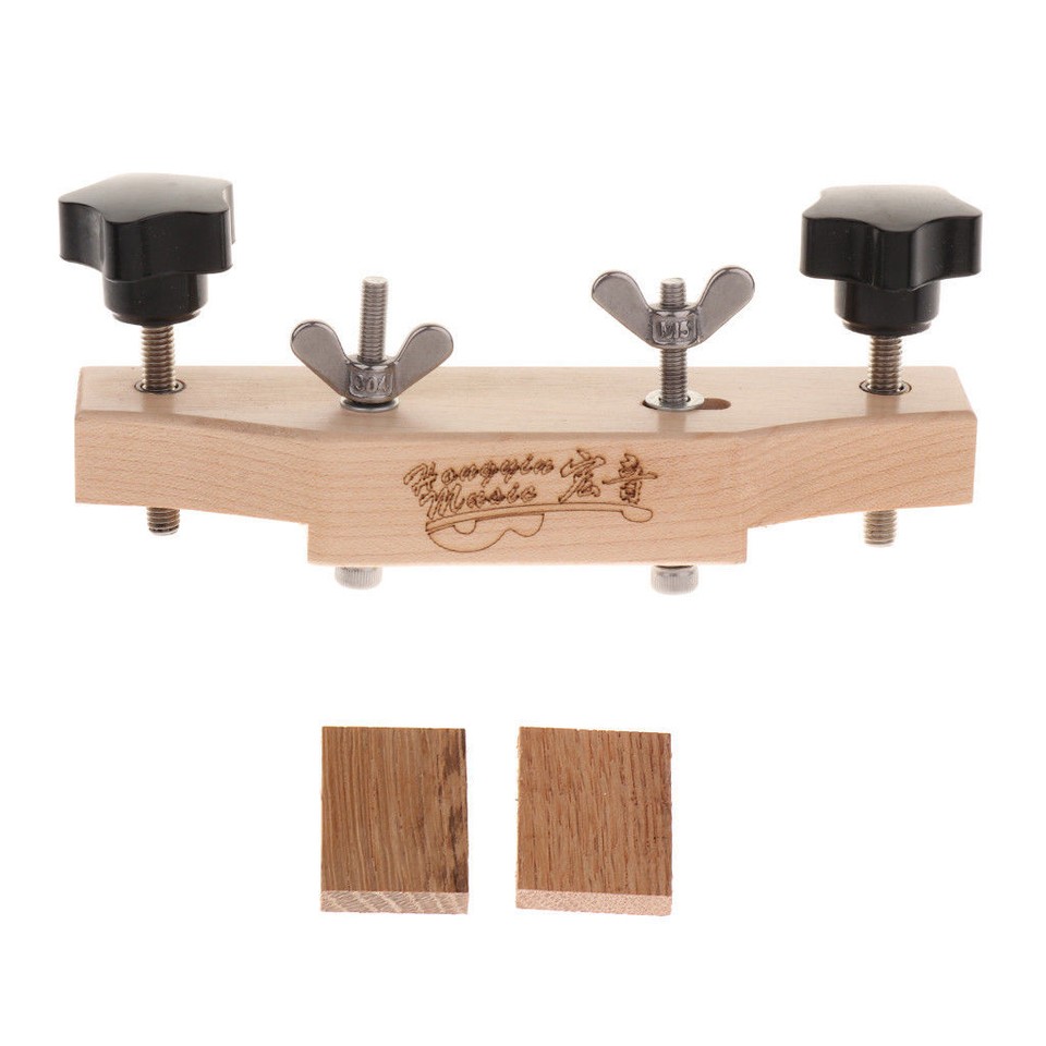 Maple Stainless Steel Guitar Bridge Clamp Set Luthier Installation ...