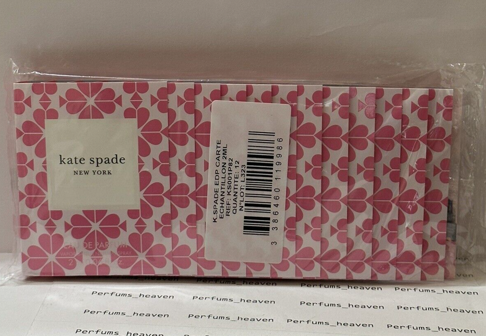 12x Kate Spade New York Eau De Parfum EDP Sample Spray Women .06oz, 2ml ...
