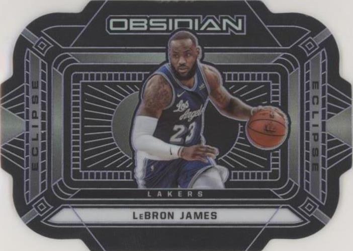 2020-21 Panini Obsidian - Eclipse LeBron James #10 Electric Etch Purple ...