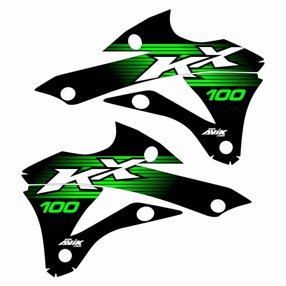 KX100 2014-2019 Style A Shroud Graphics FREE SHIPPING!!! | eBay