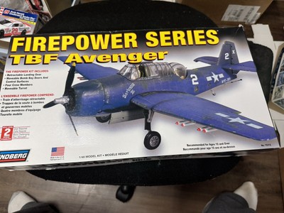 Lindberg Firepower Series TBF Avenger Model Kit 1:48 | eBay