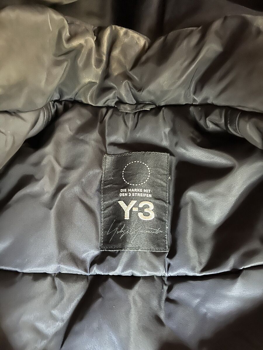Y-3 YOHJI YAMAMOTO Designer Large Padded Jacket Coat Parka Y-3 YOHJI YAMAMOTO Designer Large Padded Jacket Coat Parka