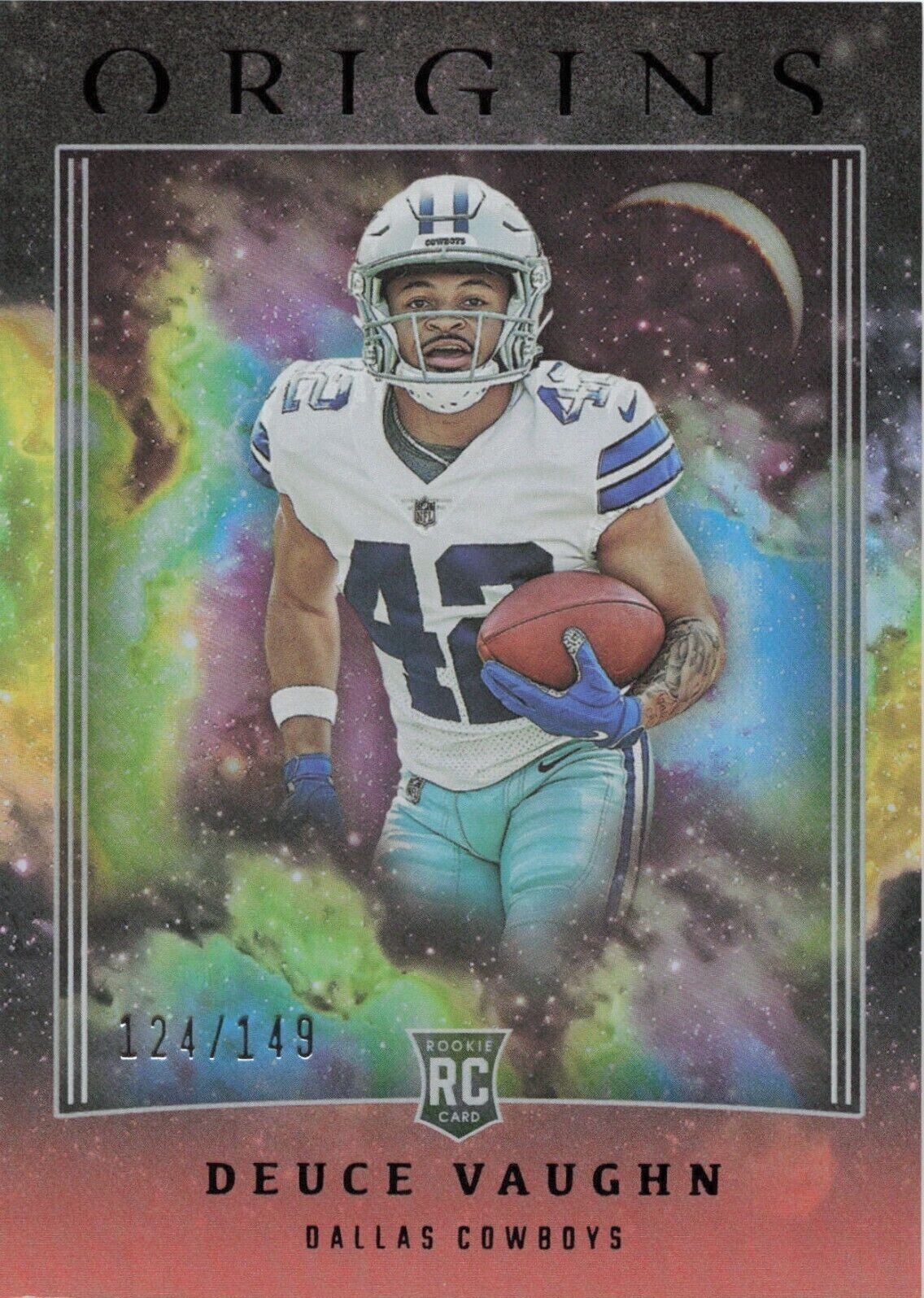 2023 Panini Origins - Rookies Deuce Vaughn #145 Holo Orange /149 (RC ...