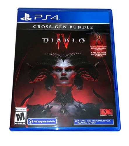 Diablo IV - Sony PlayStation 4 - Case & Bonus Item Only Game | DVD Keep ...