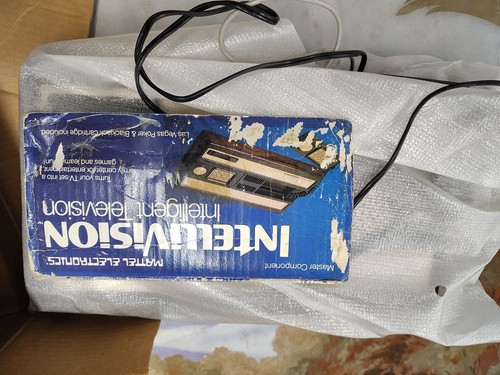MATTEL INTELLIVISION CONSOLE VINTAGE VIDEO GAME SYSTEM COMPLETE IN BOX ...