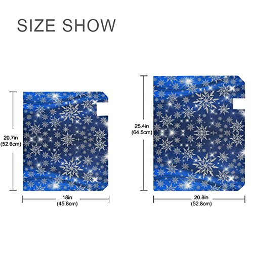 Winter Snow Snowflake Magnetic Mailbox Cover Standard 21 X 18 in ...