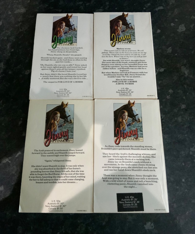 Jinny at Finmory book bundle x 4 by Patricia Leach, 1977/1978, Vintage ...
