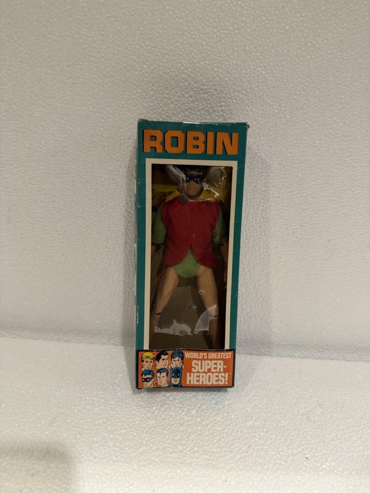 Vintage 1974 Mego WGSH DC Comics Robin Batman Sidekick 8" T2 Figure | eBay