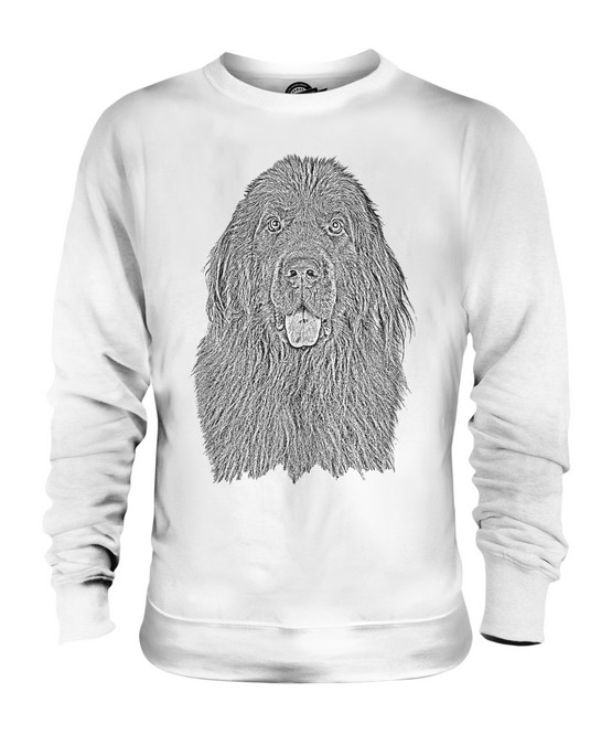NEWFOUNDLAND SKETCH UNISEX PRINTED SWEATER TOP GREAT GIFT FOR DOG LOVER ...