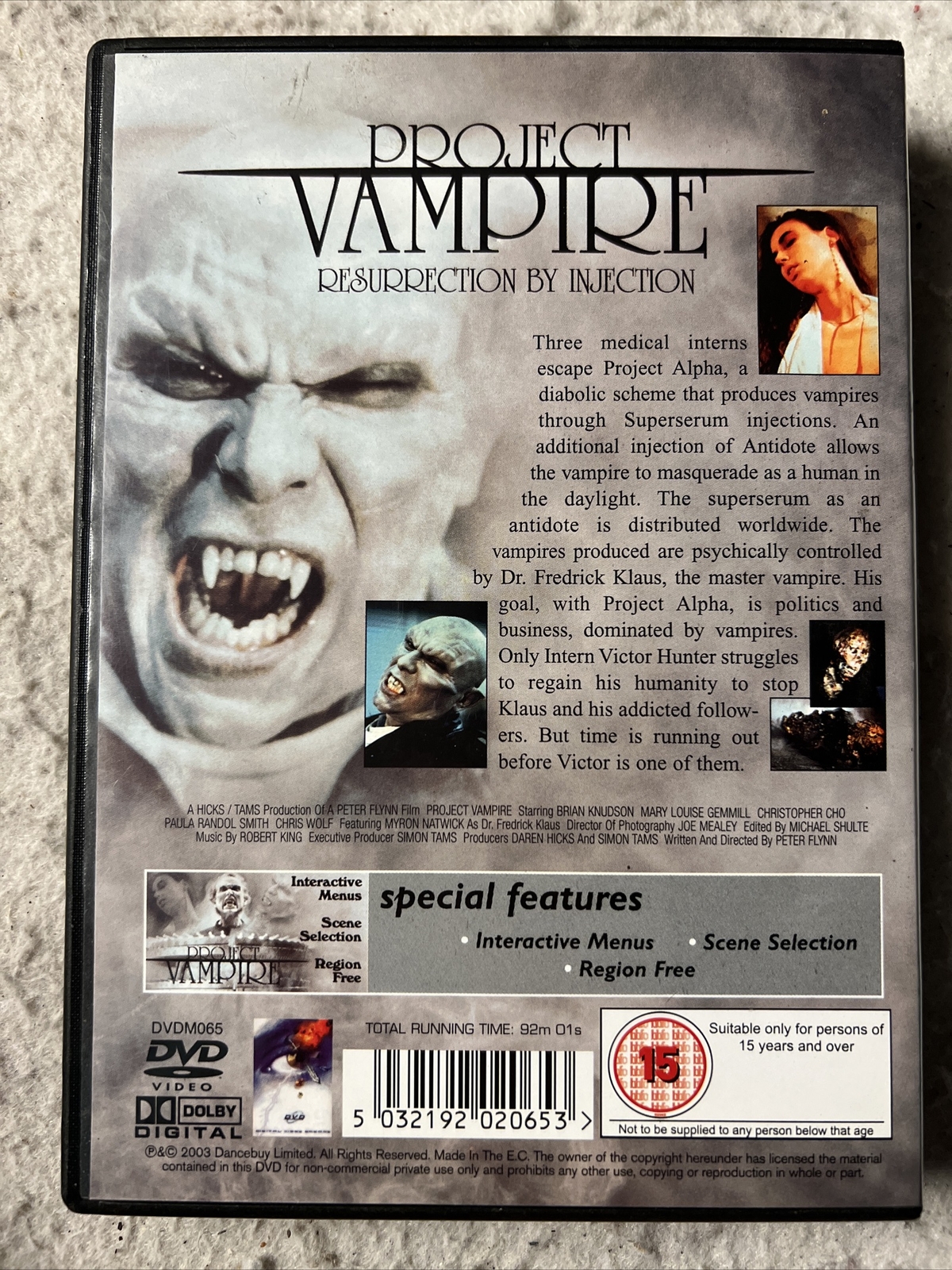 project vampire horror dvd | eBay