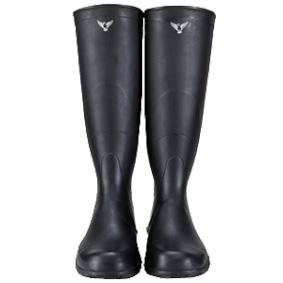 SHIBATA Rubber Boots NB011 Unlined Washable Boots Easy Care All Rubber ...