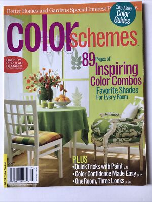 Better Homes & Gardens COLOR SCHEMES 2007 | eBay