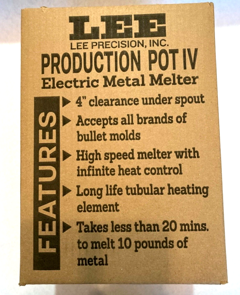 Lee 90009 Production Pot 10 Pound Lead Furnace 110 Volt | eBay