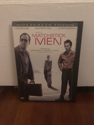 Matchstick Men DVD Widescreen Edition - Nicolas Cage/Sam Rockwell ...
