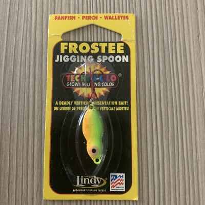 Lindy Frostee Jigging Spoon 3/16 Ice Fishing Jig Tackle Fish Bait ...