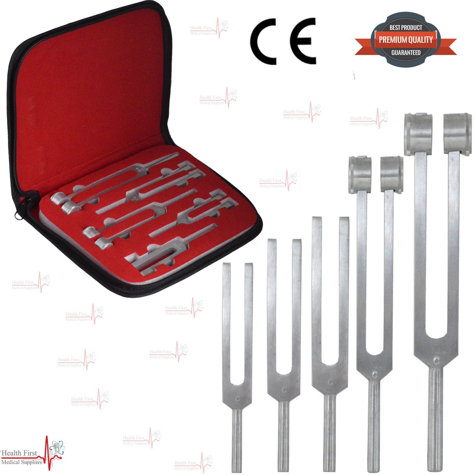 Medical TUNNING SET TUNING FORK Diagnostic 5Pcs SET ENT Quality ...