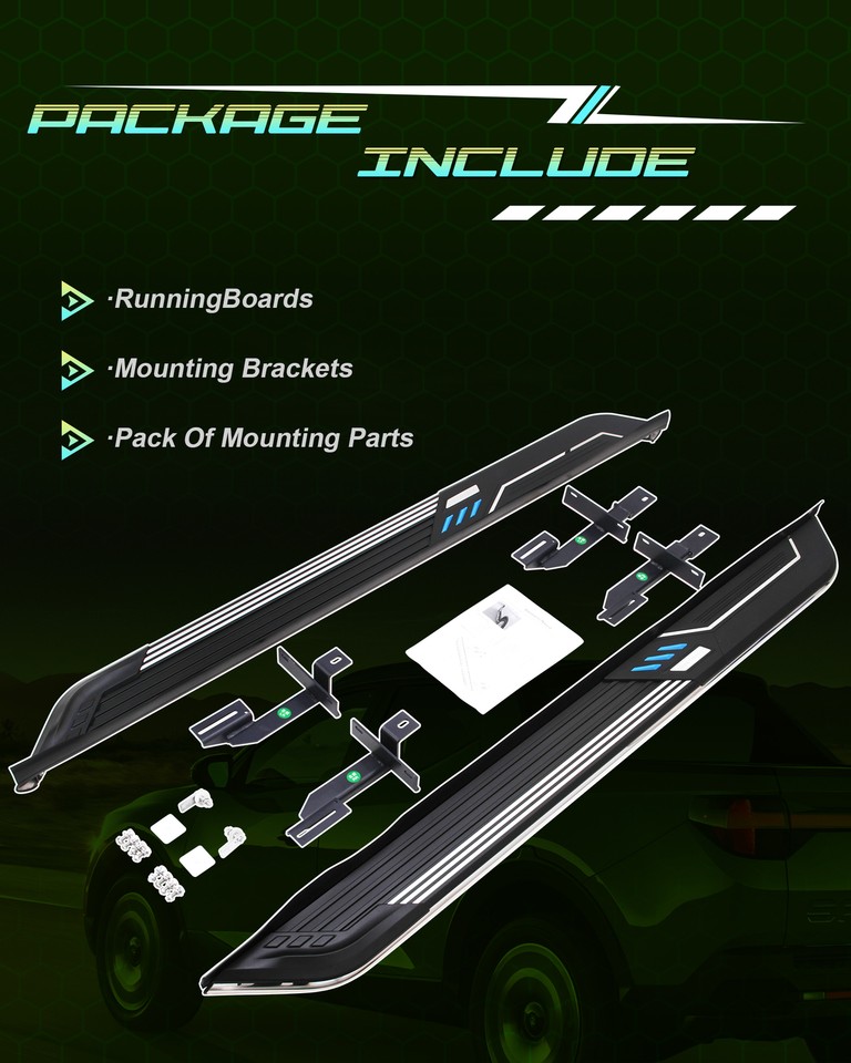 Running Boards for 2018-2025 Chevy Traverse & Buick Enclave Side Steps ...