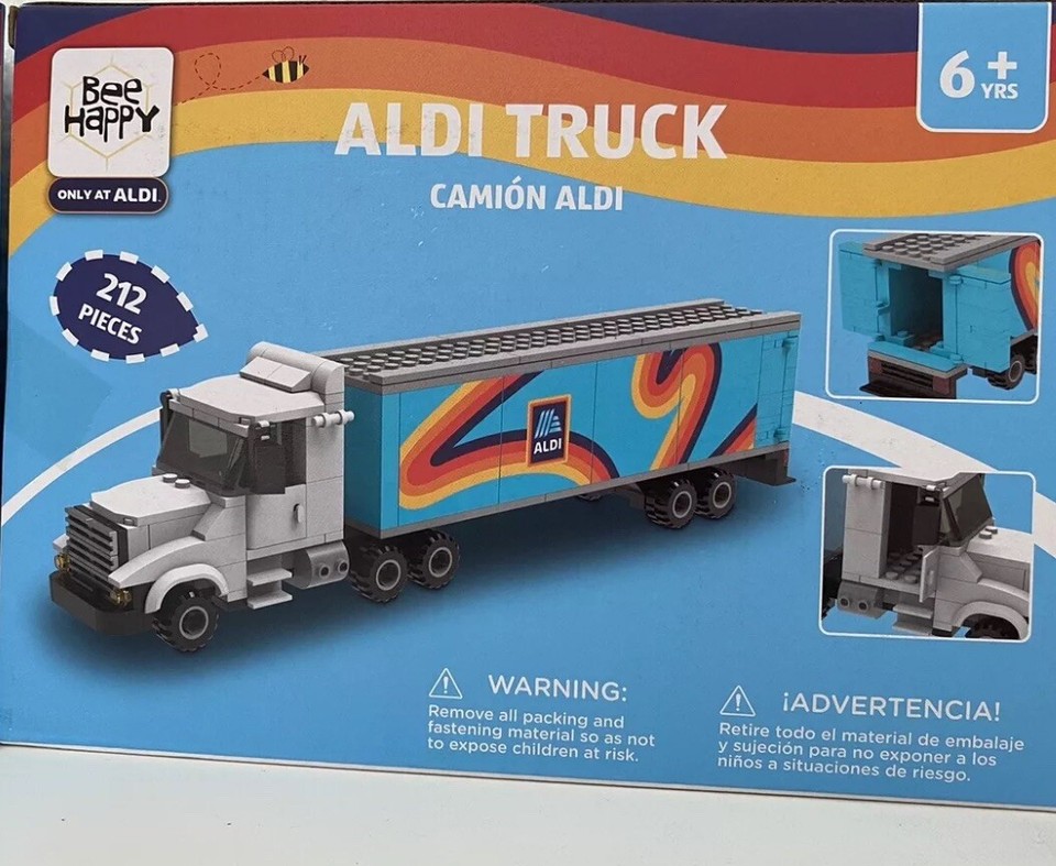 Aldi Truck Bricks & Aldi Store Building Set 212 pieces Camion, Tienda ...