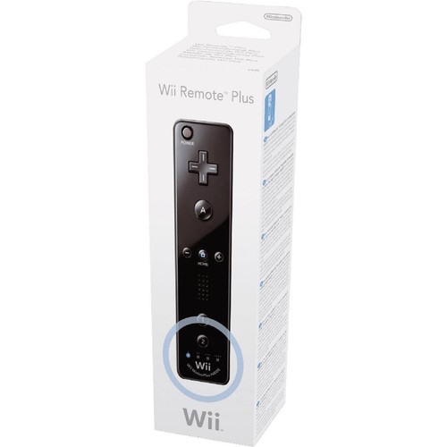 Manette Nintendo Wiimote Plus Rvl-036 Wii Remote Plus Noir 45496890599 ...