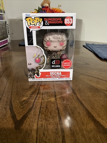 Funko POP Games Dungeons and Dragons #853 Vecna and D20 Gamestop ...