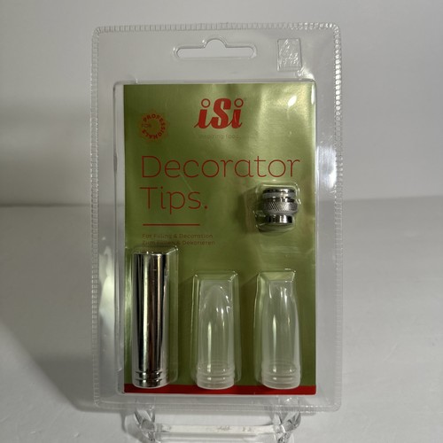 iSi Decorator Tip Set Of 3 Tips - Petal, Square, Rose, Adapter ...