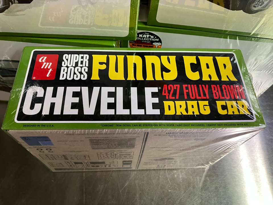 AMT 1/25 scale Chevy Chevelle Time Machine funny car model car kit | eBay
