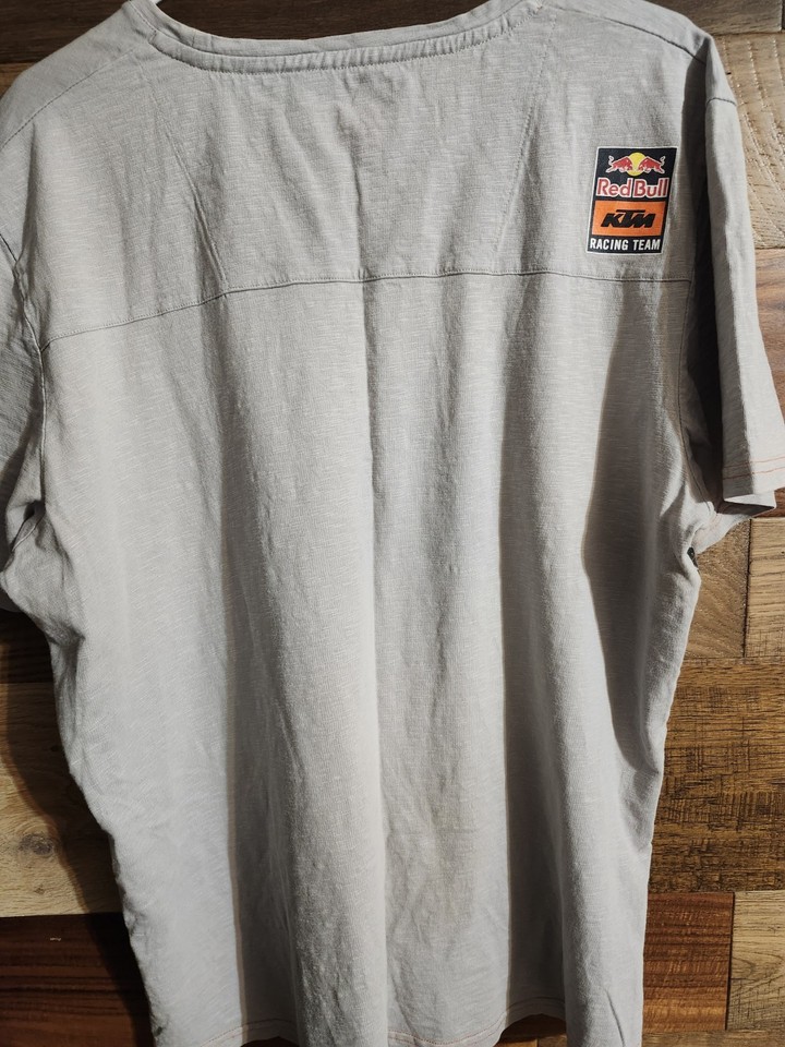 Red Bull KTM Racing Team Logo. Mens T Shirt In Gray. Size 2XL | eBay UK