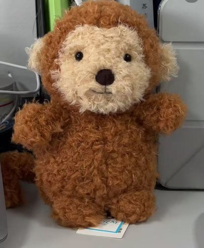 Plush Little Monkey Toy Stuffed Animal Doll Dust Bag 7" Je Cat ...