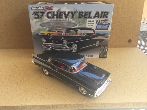 REVELL SnapTite Max '57 CHEVY BEL AIR 1/25 SCALE MODEL KIT, Built ...
