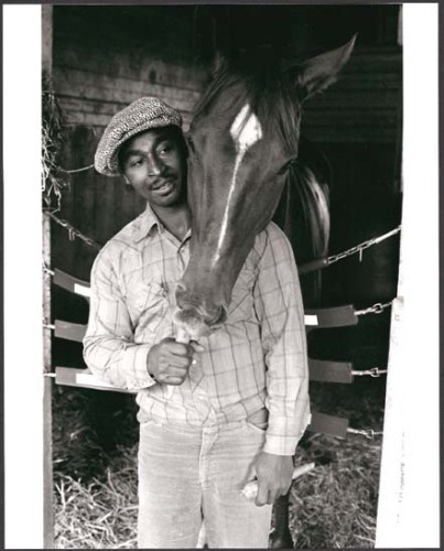 SECRETARIAT & EDDIE SWEAT - ORIGINAL 8X10 PHOTO - BREAKTIME! | eBay