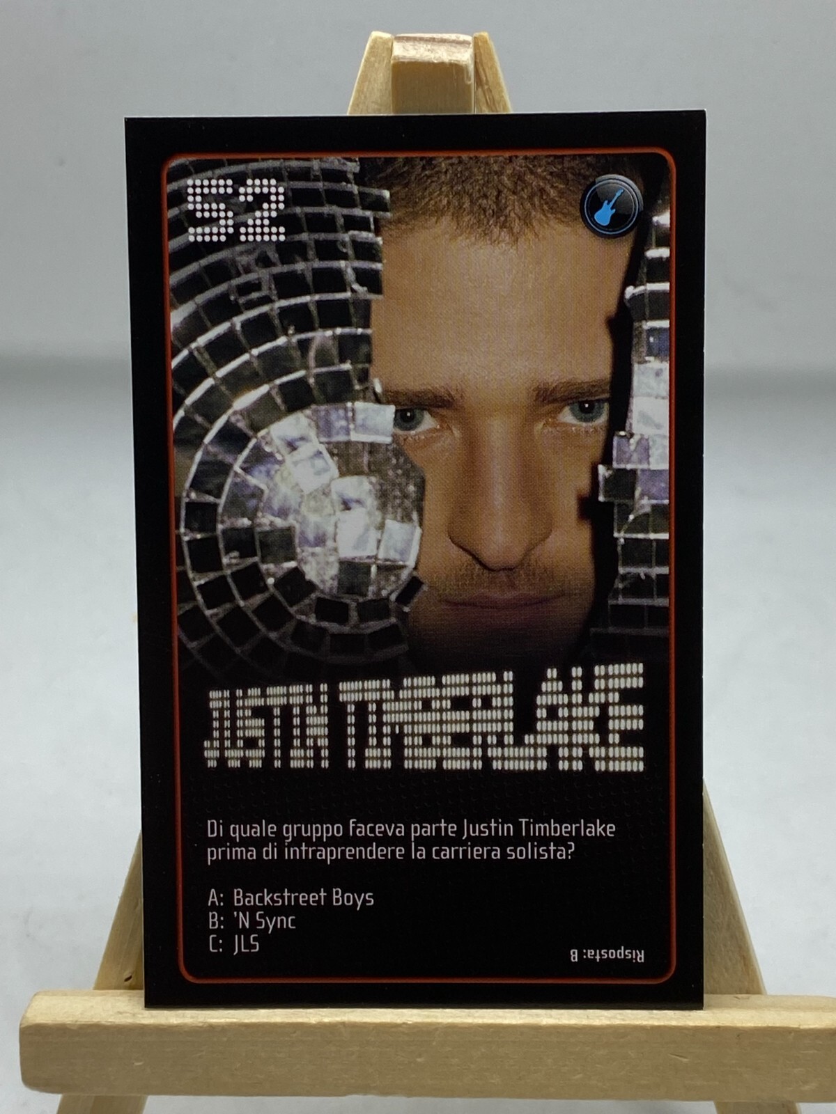 (SE) trading card starzone esselunga sony music 2012 justin timberlake ...